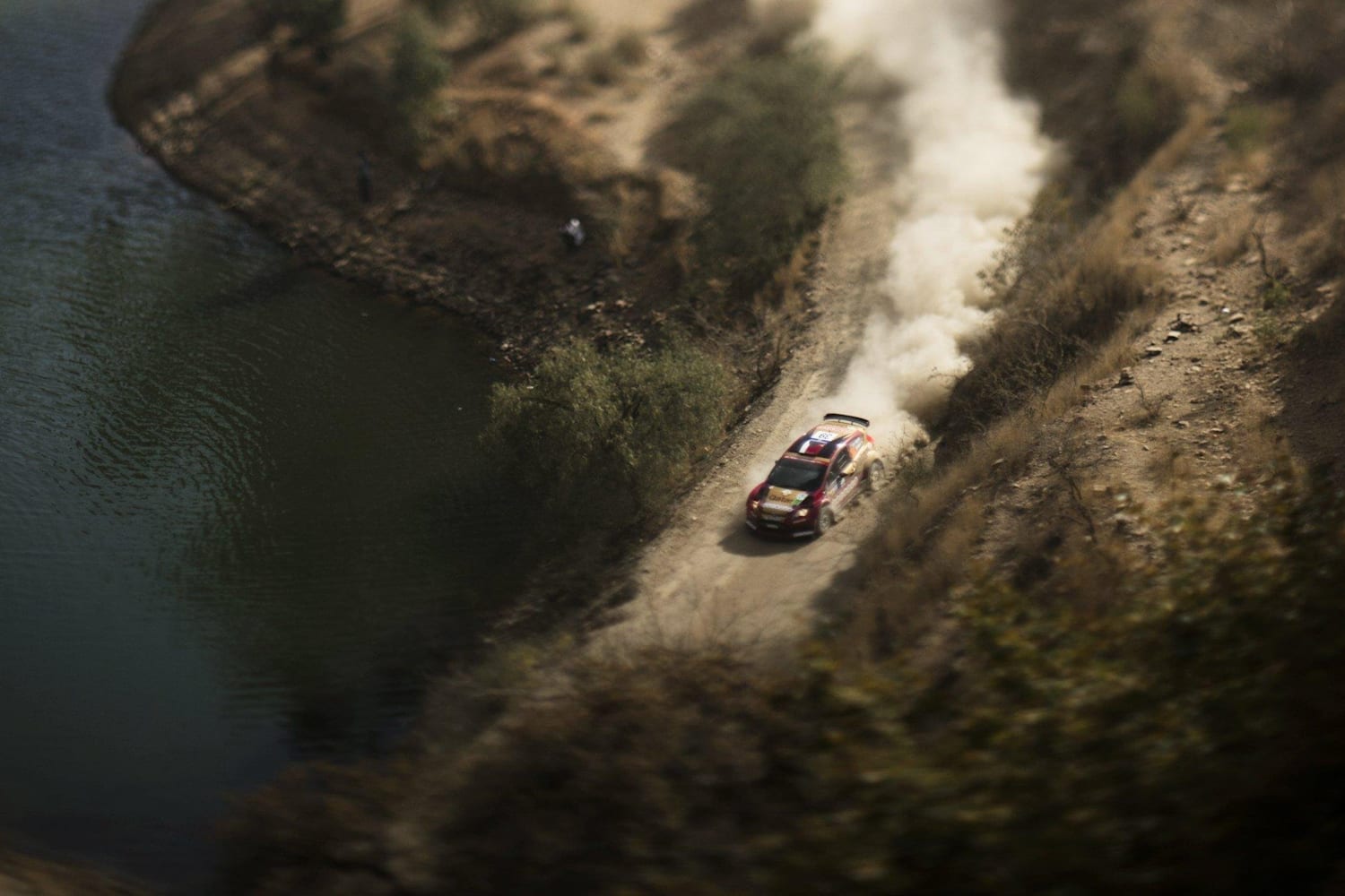 Tilt-shift rally photos from the WRC