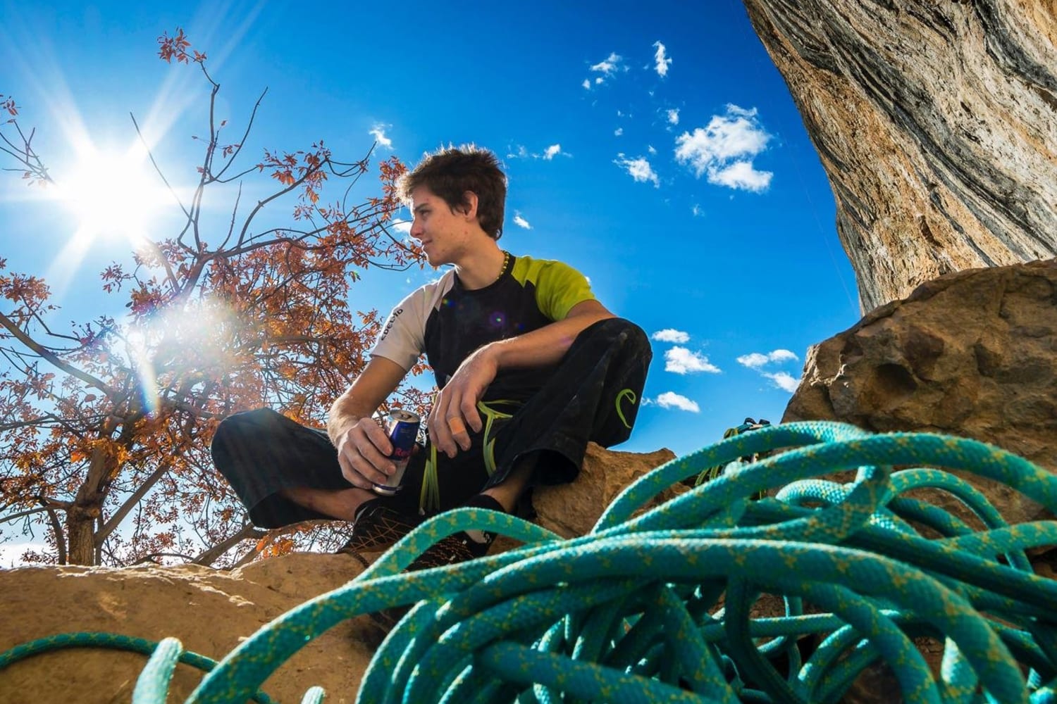 Domen Skofic Climbing