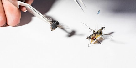 RoboFly: The laser-powered robot flying insect +video+