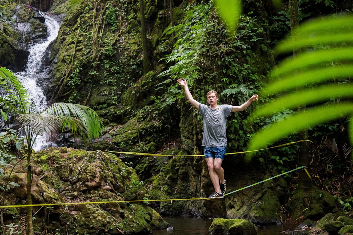 Alex Mason new slacklining video: Red Bull Slackladder
