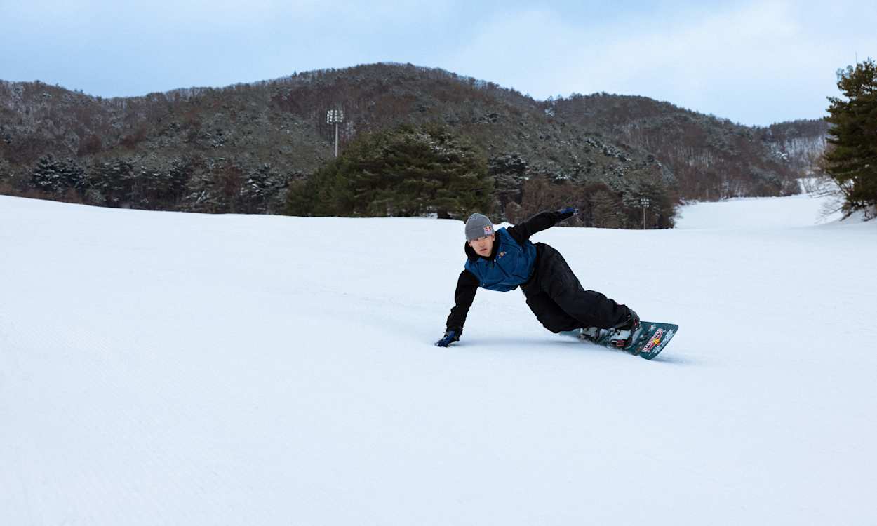 Chaeun Lee on the slopes