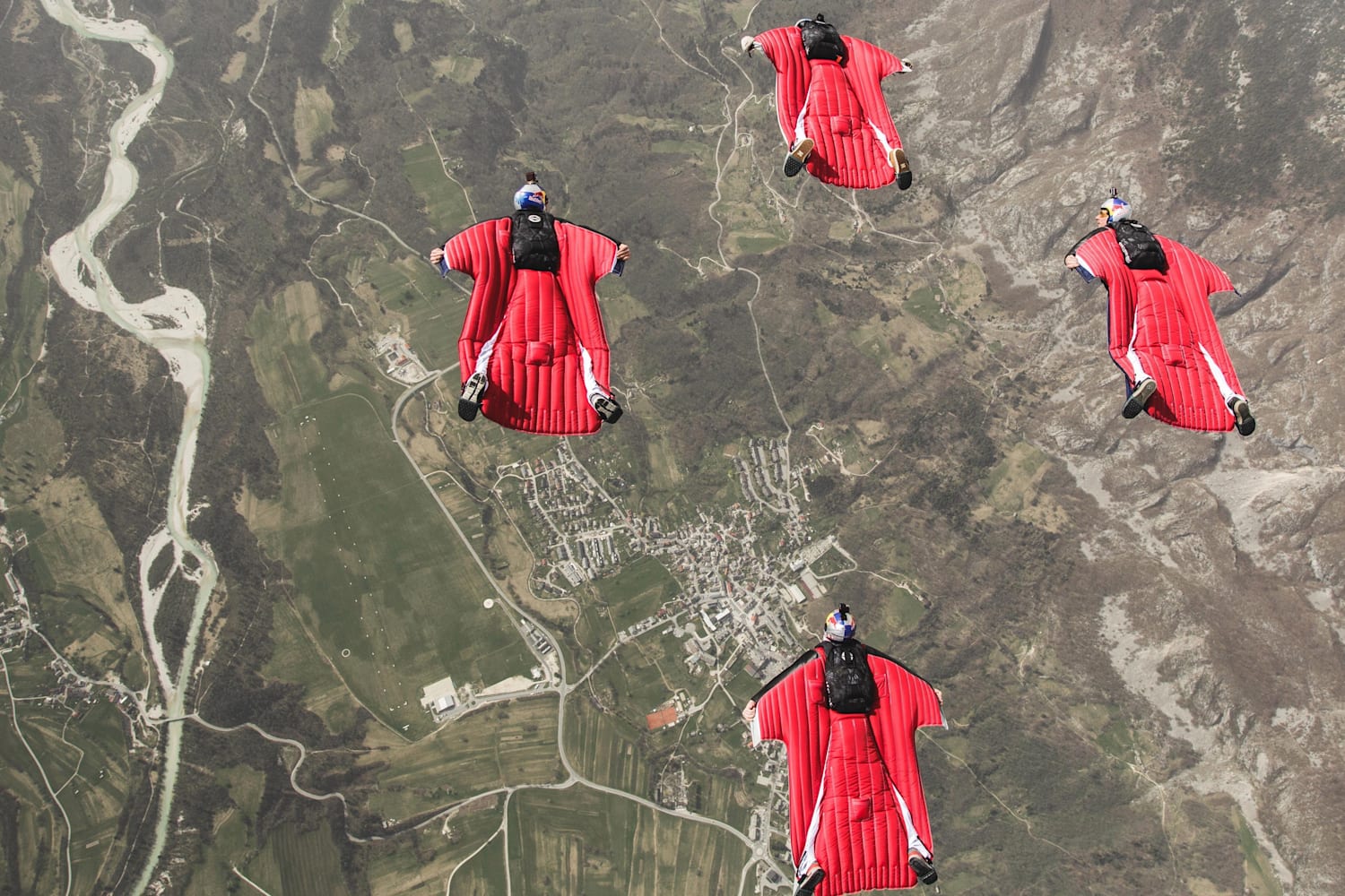 Das Red Bull Skydive-Team