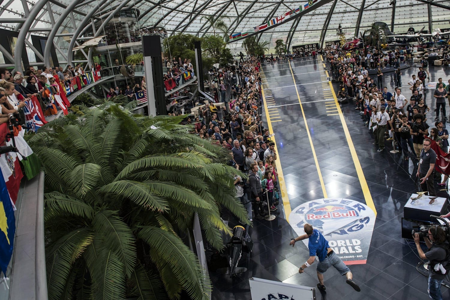 Red Bull Paper Wings: Paper airplane event – video