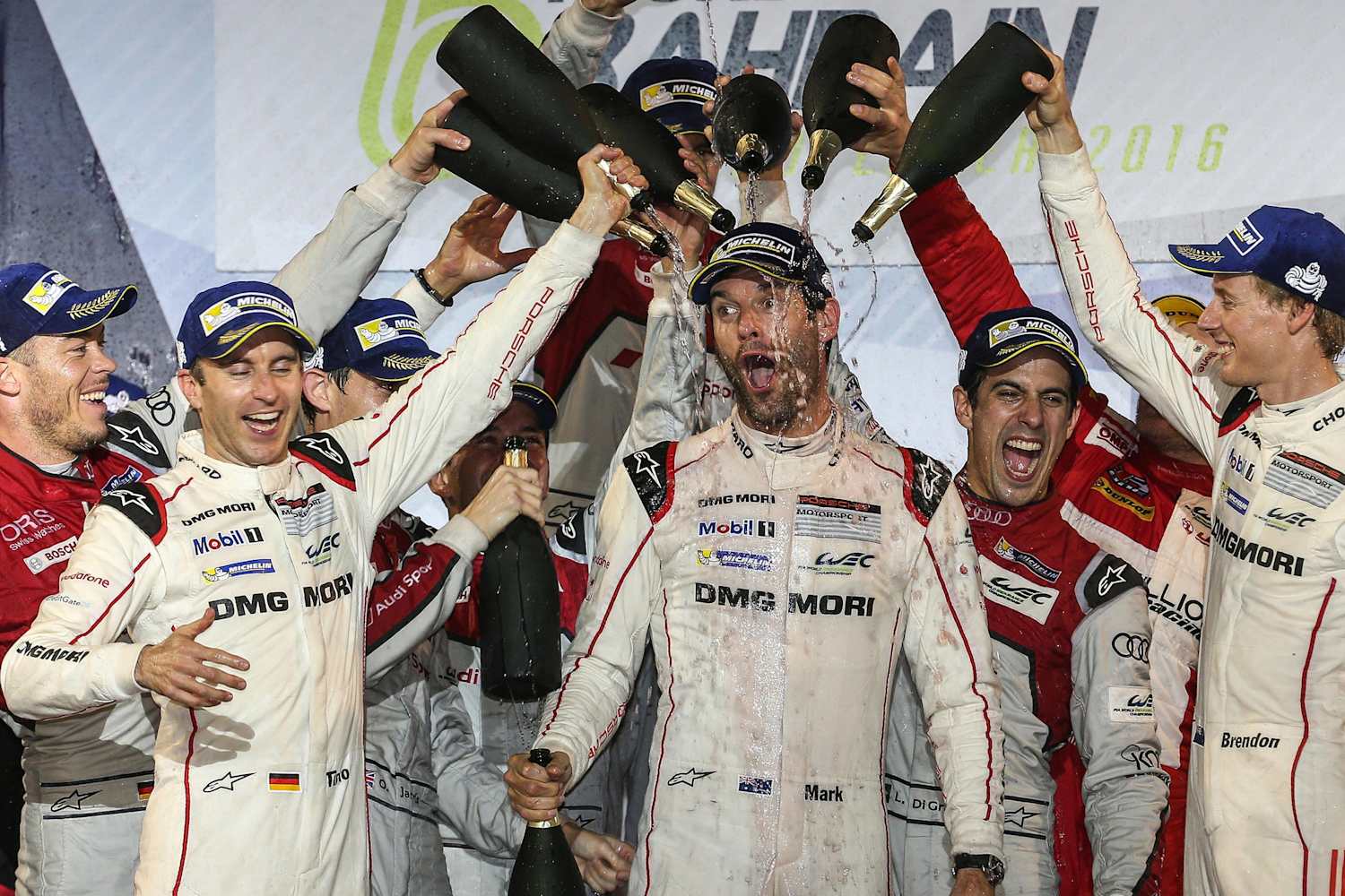 Mark Webber: Racing driver retires in Bahrain *images*