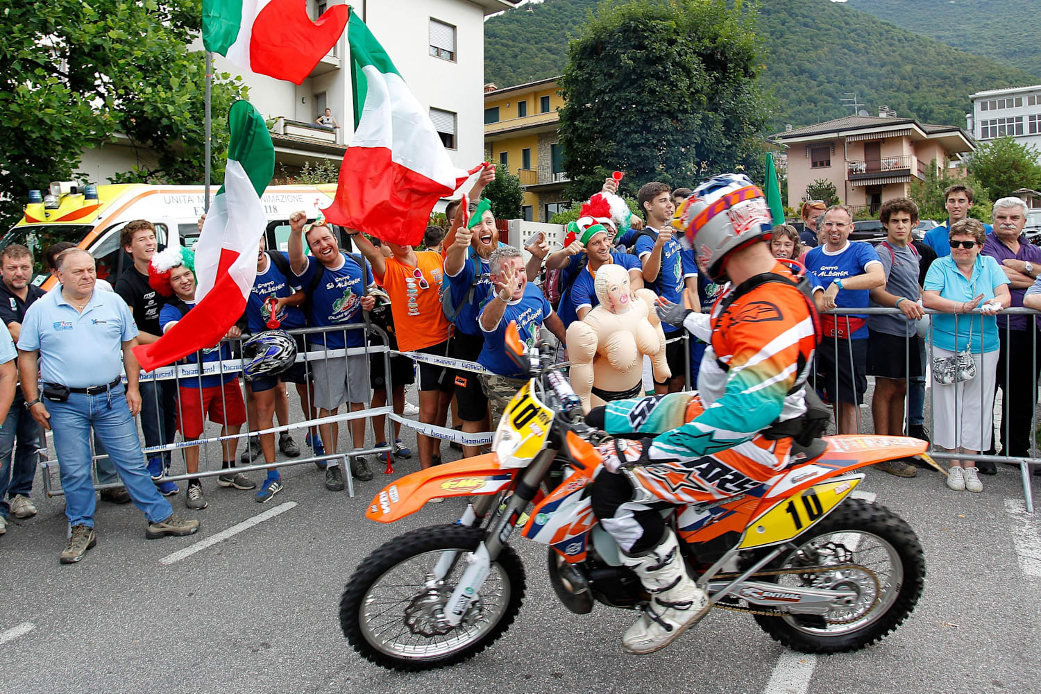 David Knight en el Enduro World Championship de Italia