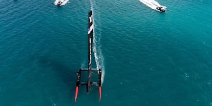 Aerial Images of ORACLE TEAM USA From America's Cup