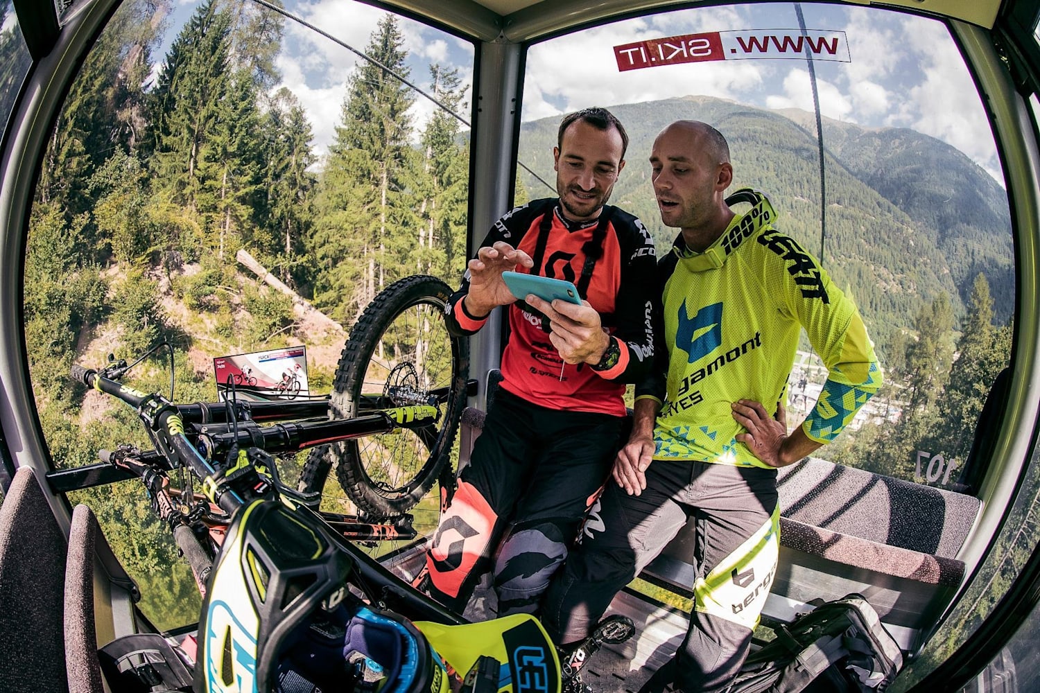 Claudio Caluori and Ed Masters in Val di Sole