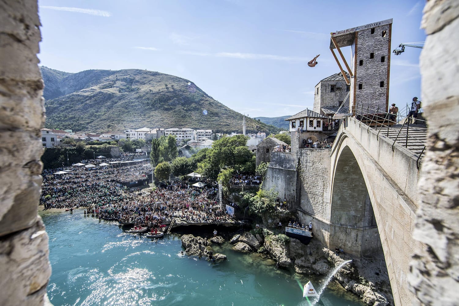 red bull cliff diving mostar 2019