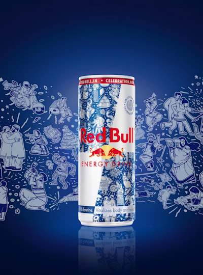 The Red Bull India Limited Edition Celebration Can