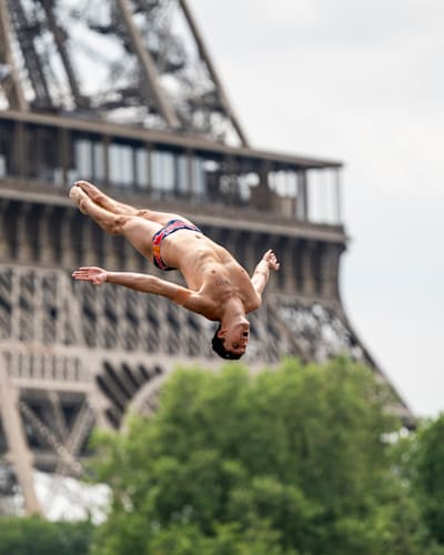 Red Bull Cliff Diving World Series Paris – Aidan Heslop