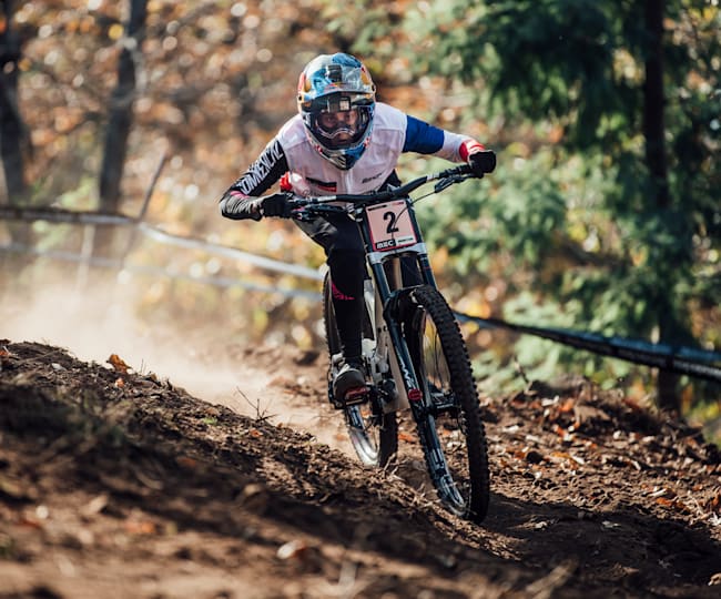 Myriam Nicole revient sur son parcours en VTT descente