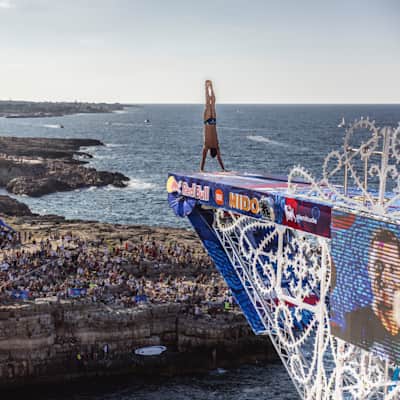 Red Bull Cliff Diving Polignano a Mare Location