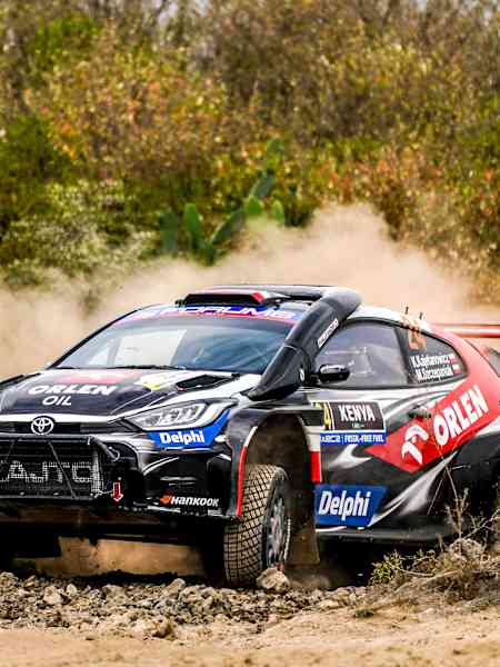 Kajto capitalises on Solberg heartbreak to lead WRC2 in Kenya