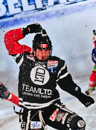 Red Bull Crashed Ice Belfast Scott Croxall Winning run