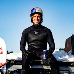 Nikolas Plytas tricks on water and snow in Greece