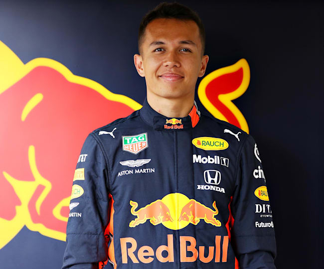 Red Bull Racing's Alex Albon grand prix preparations