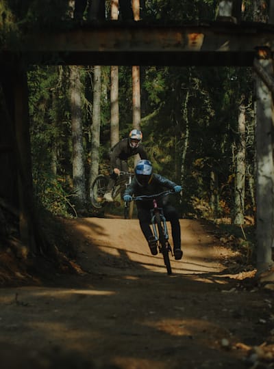 MTB RAW - Johansson i Soderstrom w bikeparku Järvsö