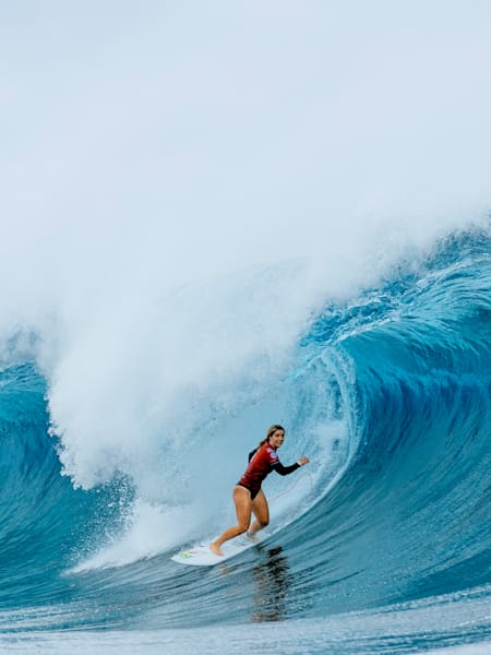 Caroline Marks spricht mit uns exklusiv über Teahupo'o