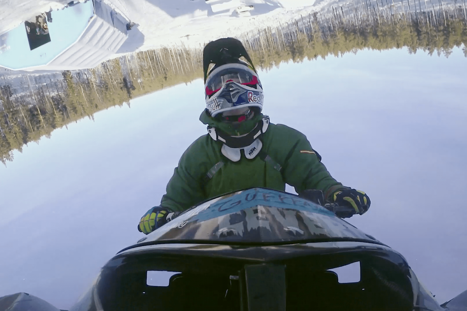 Snowmobile double backflip: Daniel Bodin's GoPro video