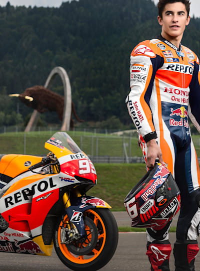 Marc Márquez entrena en el Red Bull Ring Austria