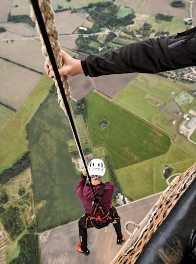 The World's Highest Rope Climb