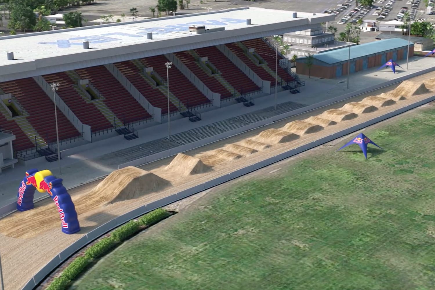 2015 Red Bull Straight Rhythm Track Preview Animation