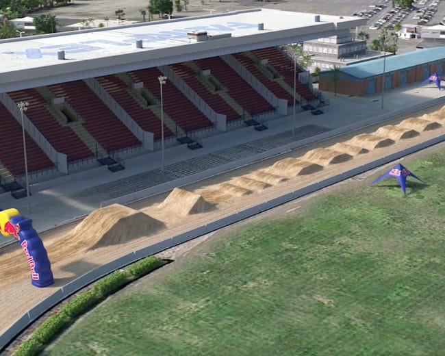 2015 Red Bull Straight Rhythm Track Preview Animation