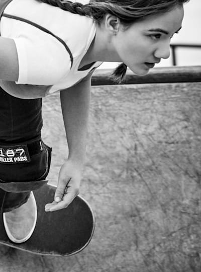 Skateboarder Brighton Zeuner Shoots for Olympic Gold