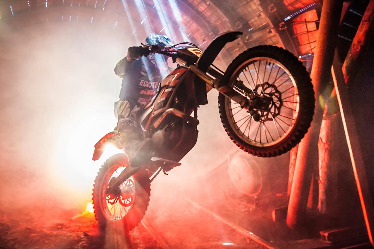 Enduro rider Paul Bolton freerides in Romania