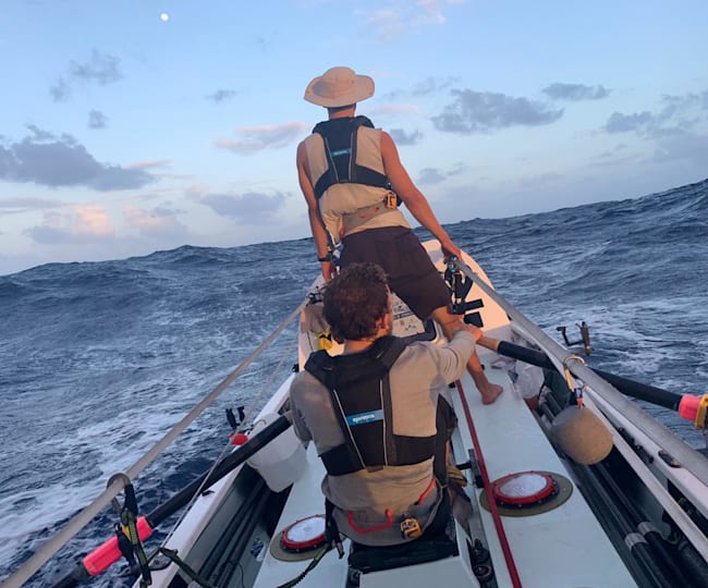 Fastest trio to row the Atlantic: Jamie, Ewan & Lachlan