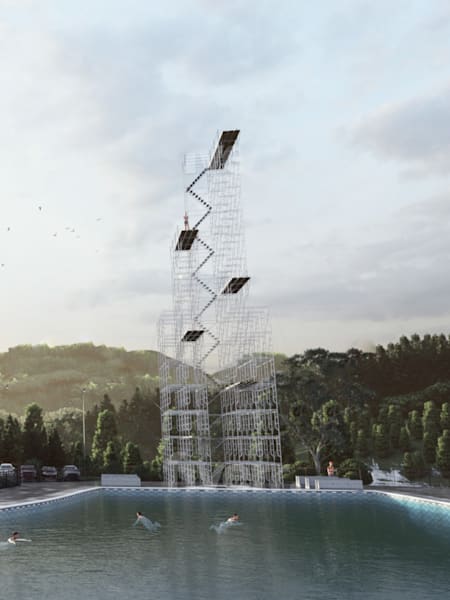 Red Bull Cliff Diving: USA's first high diving platform