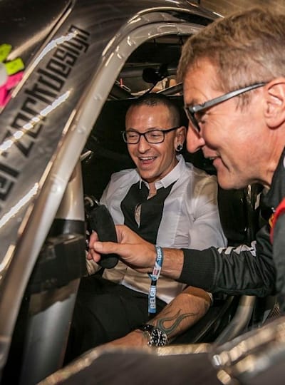 El amor de Chester Bennington por las carreras