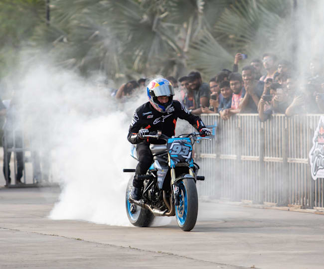 Motorcycle burnout tips: Aaron Colton shares his advice