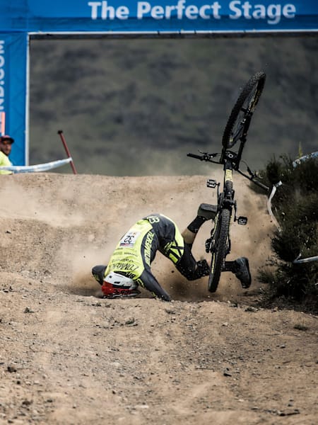 downhill crashes