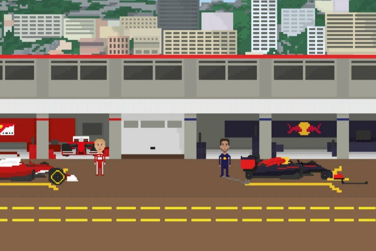 F1 2016: Il riassunto della stagione in versione 8bit
