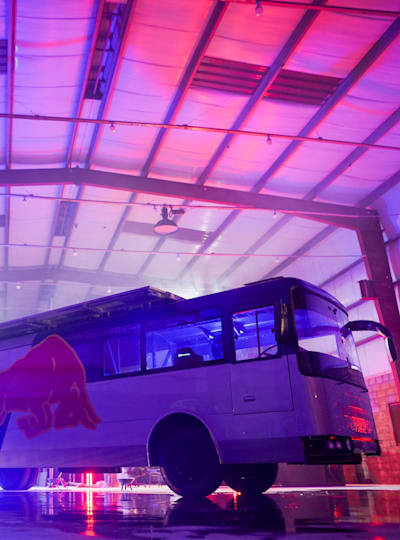 Red Bull Off The Roof Bus