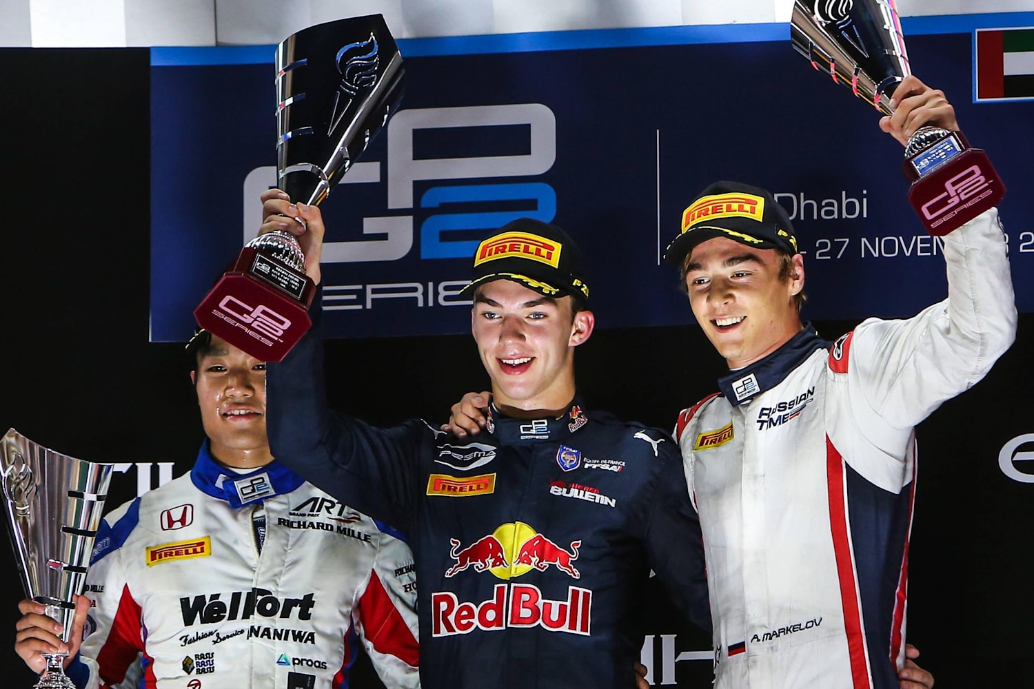 Pierre Gasly : Champion du monde GP2 2016 à Abu Dhabi