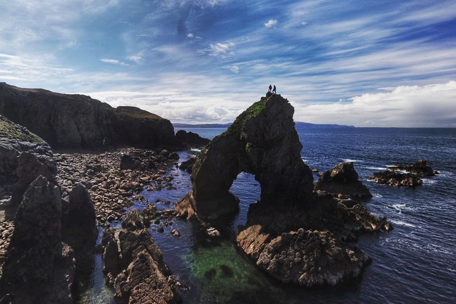 Unusual places to climb: Sea stack climber Iain Miller