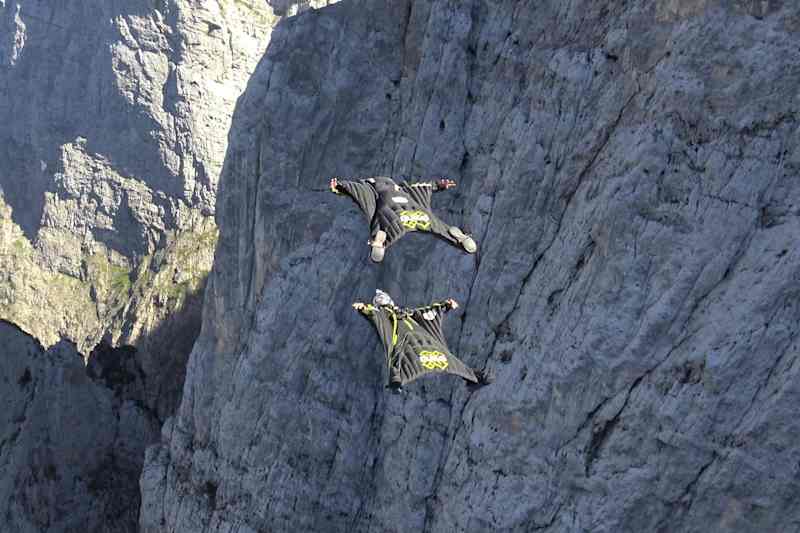 wingsuit cliff