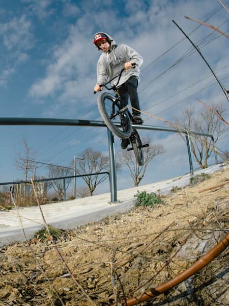 Anthony Perrin takes to the streets of France