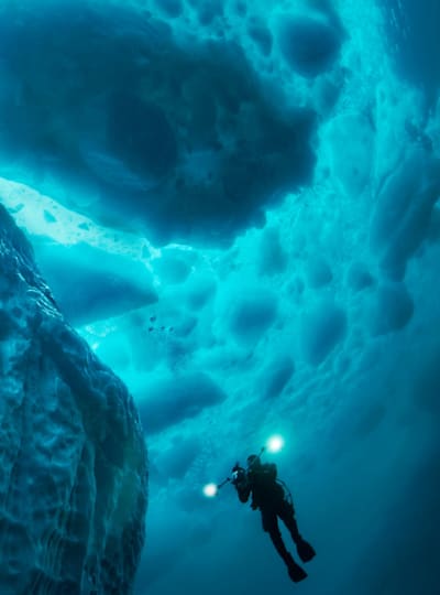 Diving under ice: 6 incredible places! | Red Bull