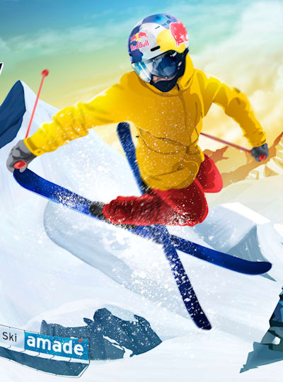 Red Bull Free Skiing mobile game release announcement