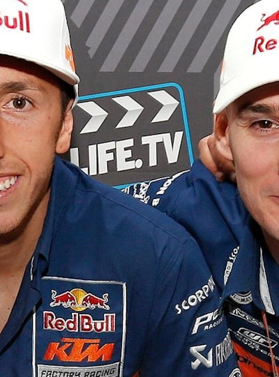 Tony Cairoli and Stefan Everts Red Bull KTM Motocross