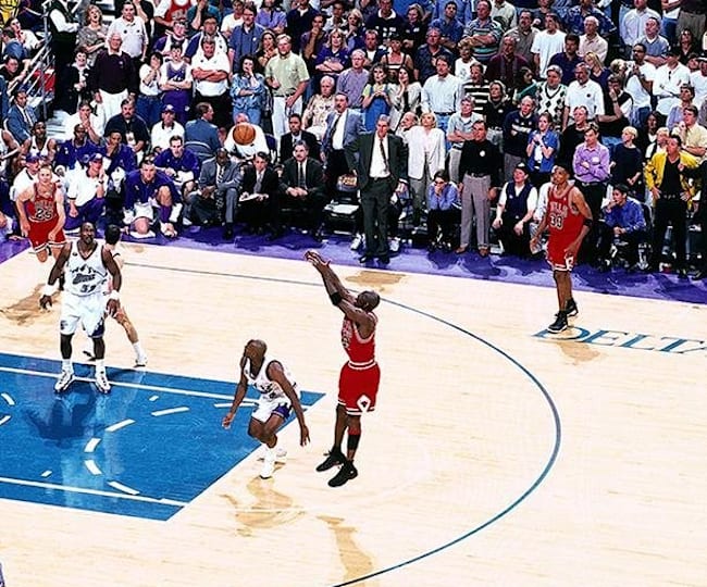 A cesta mais importante da carreira de Michael Jordan