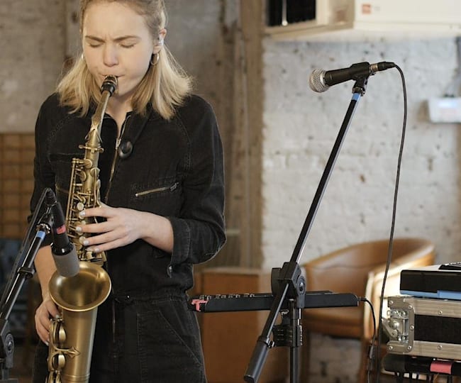 Exclusive saxophone session with Laura Misch | Red Bull
