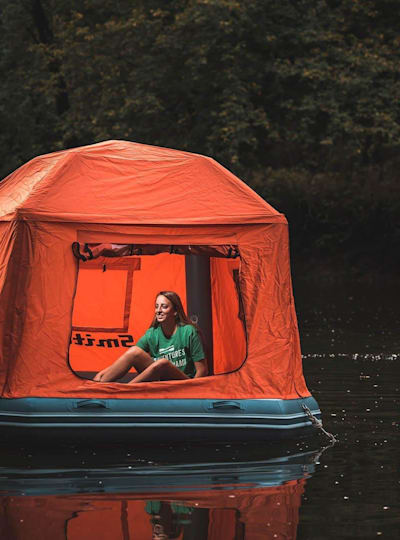 Water camping: This is the world’s first floating tent