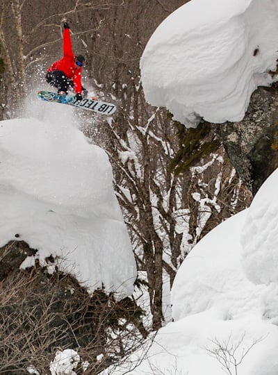Travis Rice and Super Mario Pillows in Japan | Red Bull
