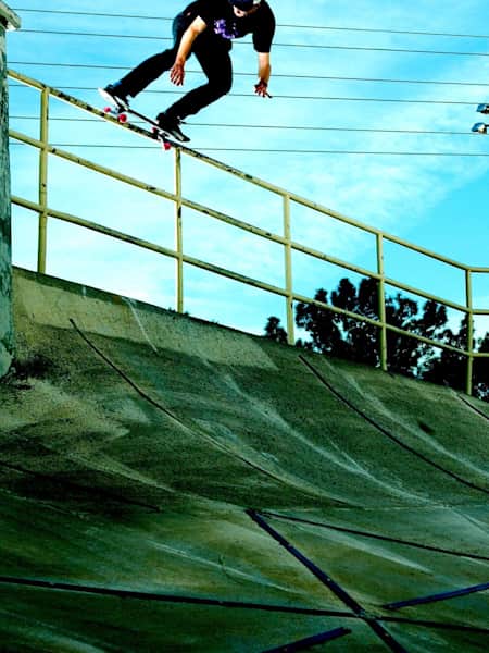 Justin Modica and a perfect backside ollie