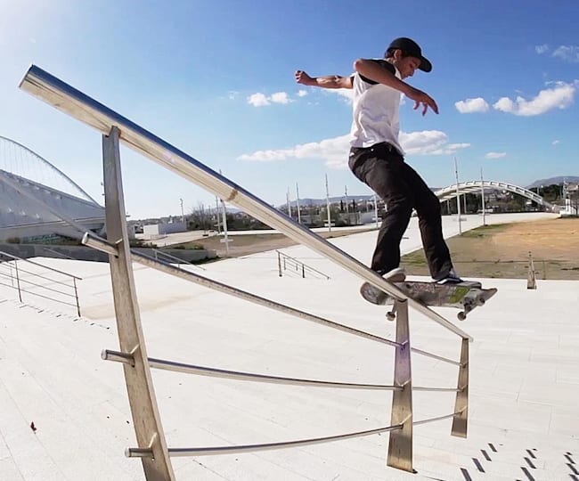 Three skate from tricks Manos Kyriakousis *video*