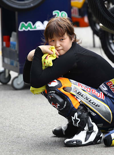 Blog | Yui fighting back at the Sachsenring